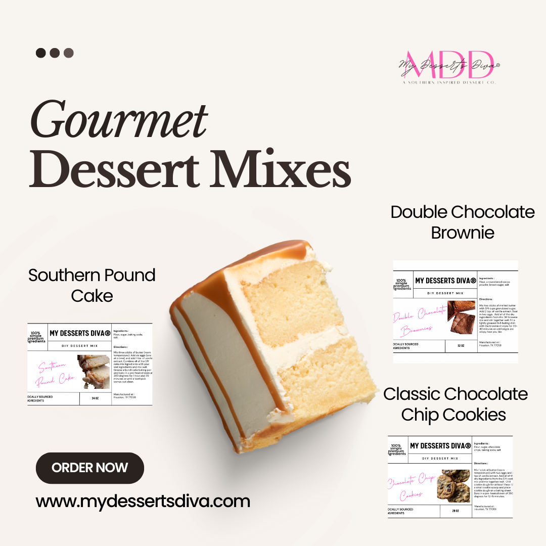 DIY Gourmet Dessert Mixes – My Desserts Diva LLC